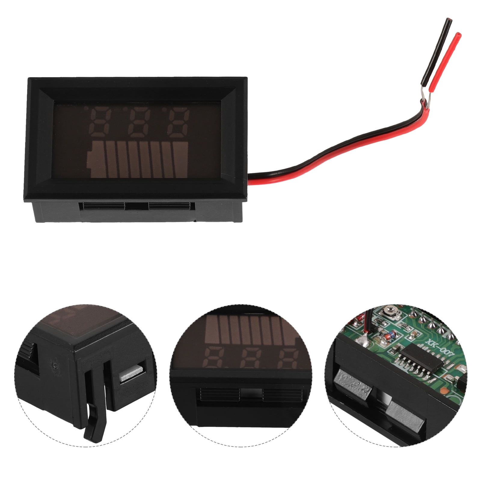 2pcs Voltage Tester Tool Voltage Meter Tool Voltmeter For Battery ...