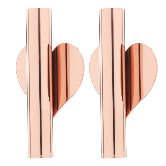 2pcs Elegant Wall Flower Vase Set Small Glass Vases for Flowers Wall ...