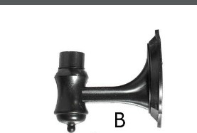 2pcs Wall Lamp Holders Industrial Light Fixtures Wall Solar Light ...