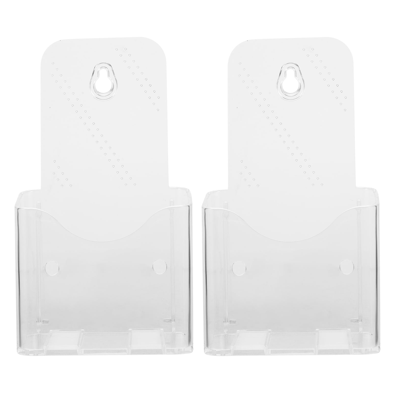 FONDOTIN Document Holders Transparent Acrylic 2Pcs Wall Hanging 7.9x4 ...