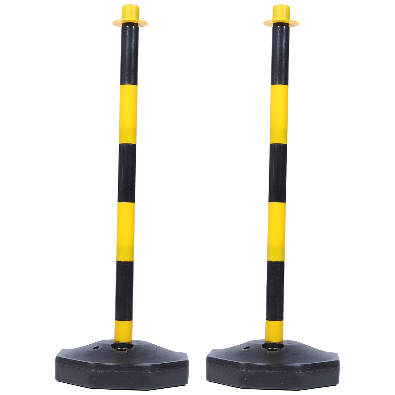 2pcs Warning Column Safety Cones Traffic Cones Delineator Post Cone ...