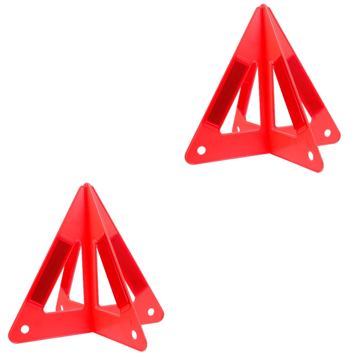 2pcs Warning Triangle Foldable Reflective Triangle Reflector Car ...