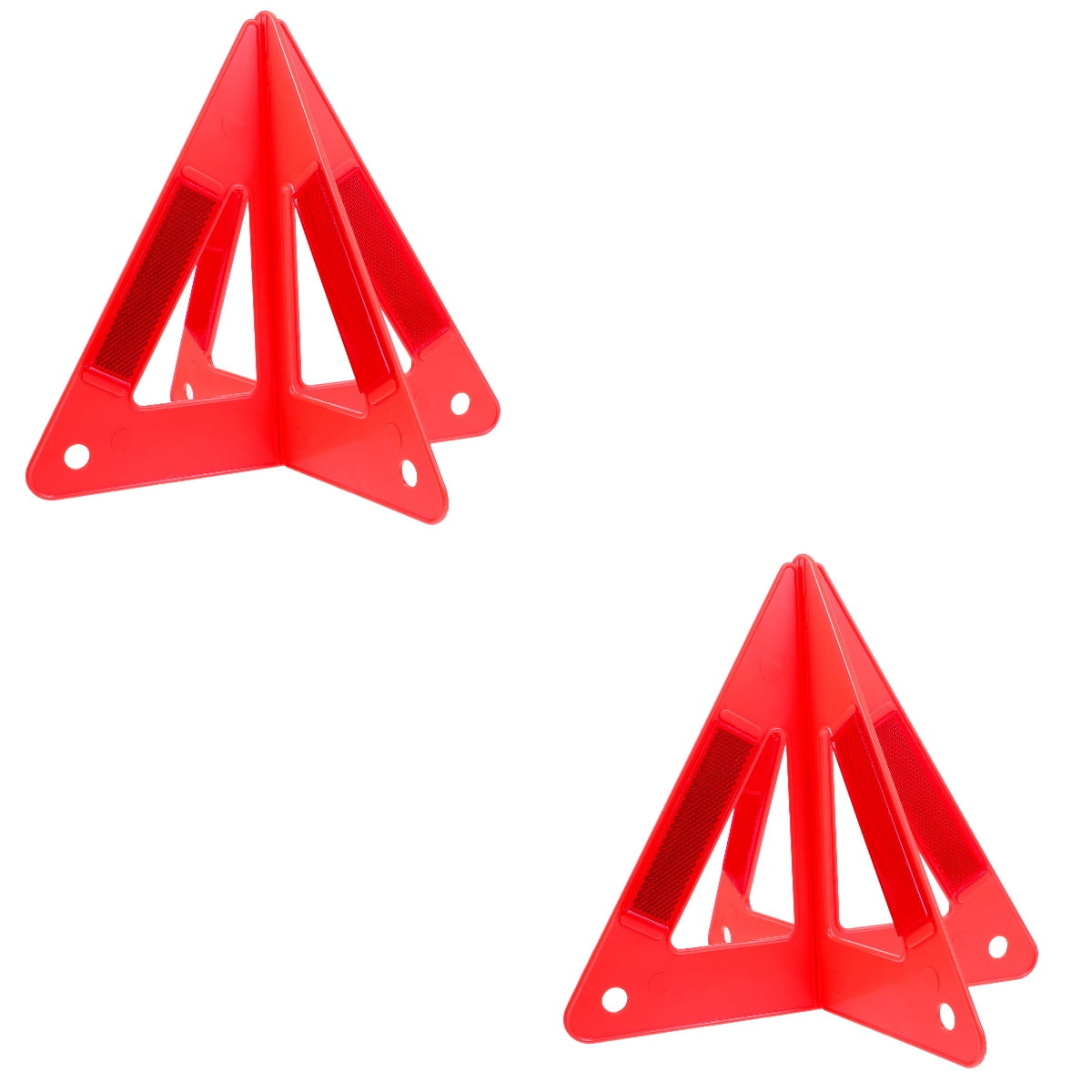 2pcs Warning Triangle Foldable Reflective Triangle Reflector Car ...