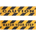 2pcs Watch Your Step Floor Decals Warning Stickers Useful Adhesive ...