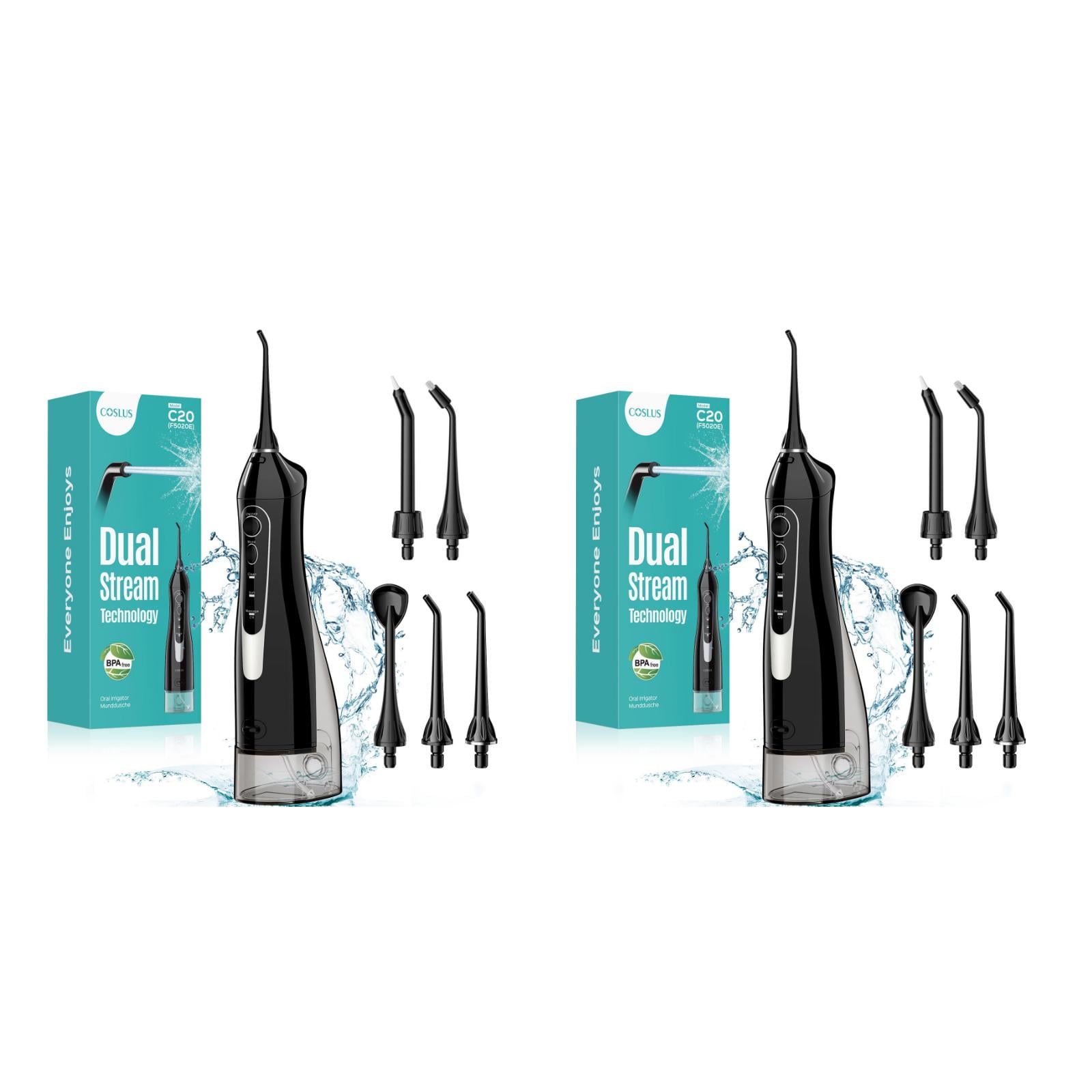 2pcs Water Dental Flosser Teeth Pick: Portable Cordless Oral Irrigator ...