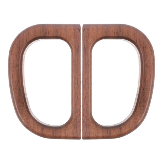 DEEPCRAFF 2Pcs Decorative Walnut Wood Cup Handles Smooth Comfortable ...