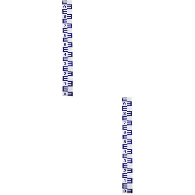 2pcs Water Level Sticker Water Level Gauge Self-adhesive Pool Water ...