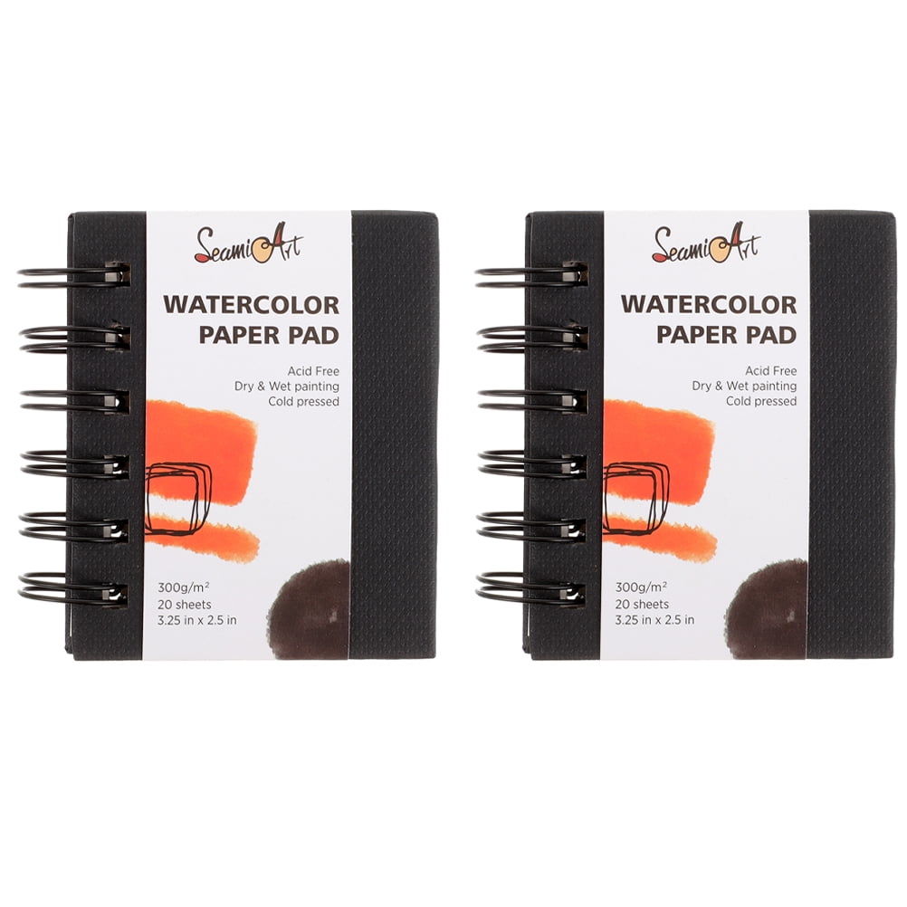 2pcs Watercolor Sketch Pads Artist Aesthetic Sketchbook Durable ...