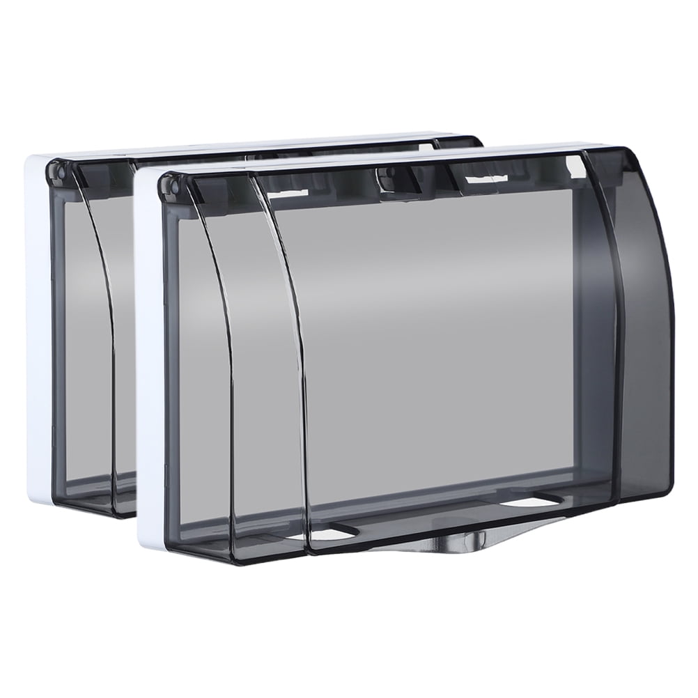 2pcs Waterproof 86 Type Flip Outlet Cover Weatherproof Wall Switch ...