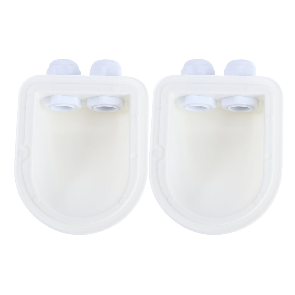 2pcs Weatherproof Solar Cable Entry Gland Dual Cable Entry Housing for ...