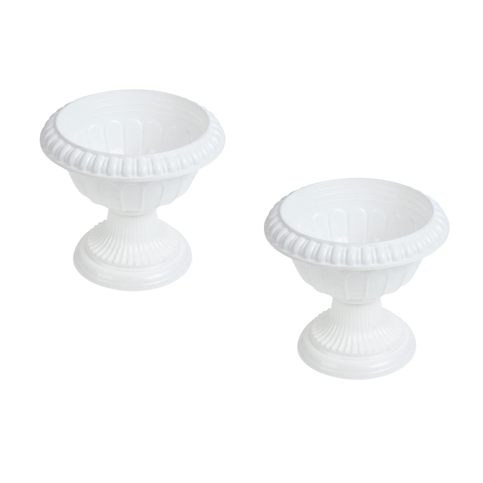 2pcs Wedding Plastic Flower Pot Decorative European Style Party Flower ...