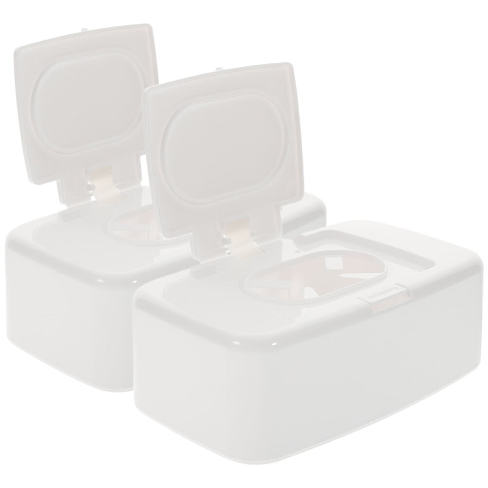 2pcs Wet Wipes Dispenser Tissue Box Tissue Holder Refillable Tissue ...