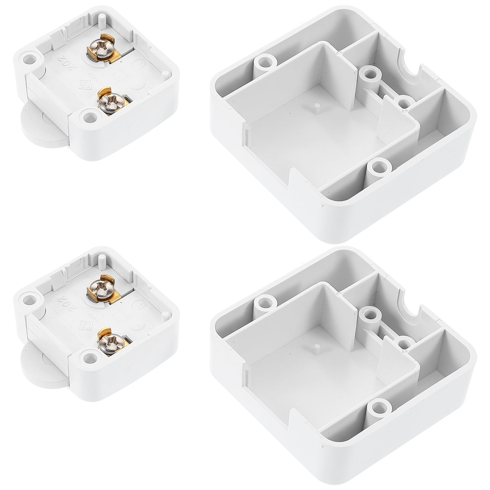 2pcs White Cabinet Lamp Switch Wardrobe Touch Switch 250V 2A Automatic ...