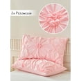 2pcs White Floral Polyester Pillowcases, Simple And Fashionable Design ...