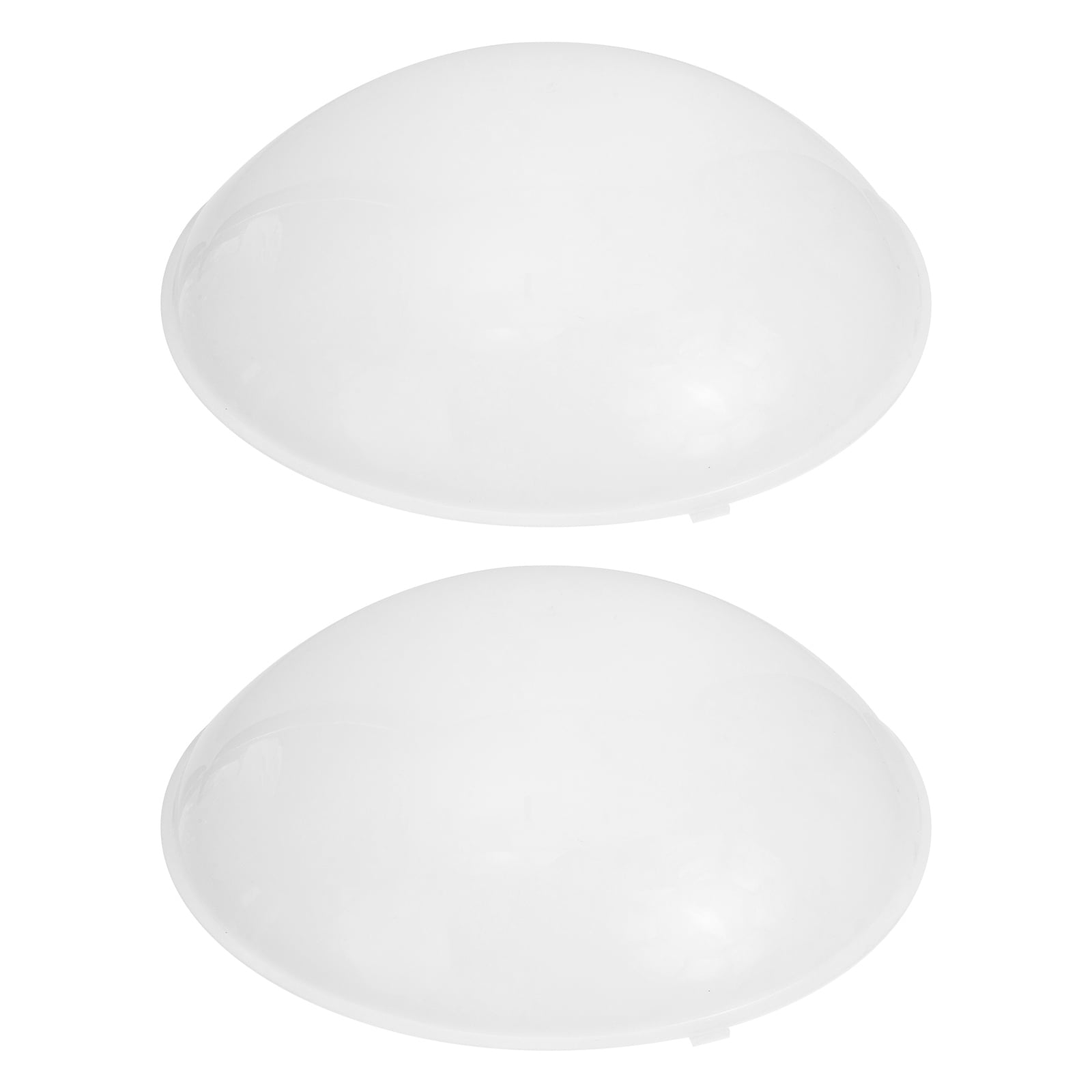 2pcs White Plastic Lamp Shades Fire Retardant Floor Lamp Shades Light ...