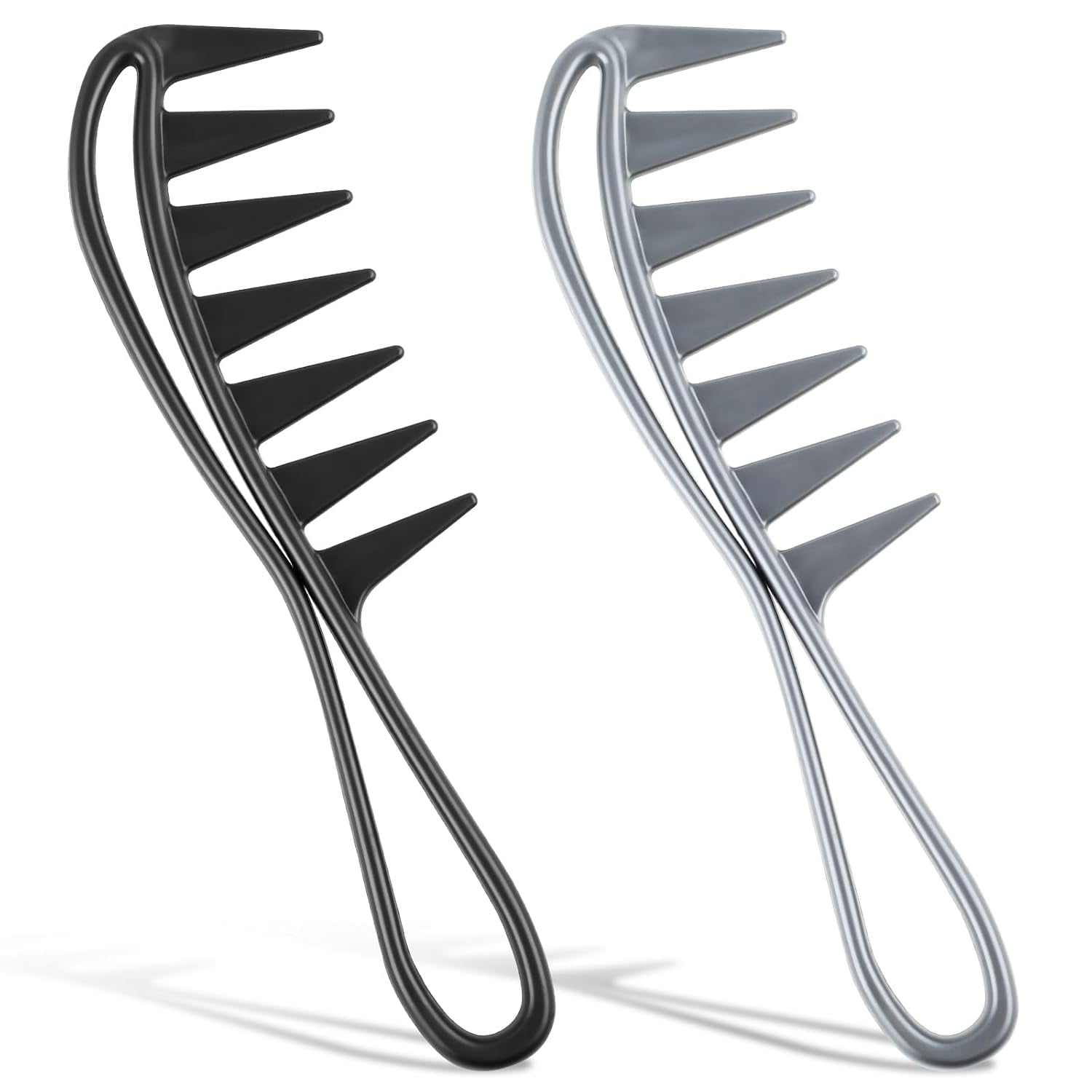 2pcs Wide Tooth Comb Large Tooth Comb Wig Comb For Curly Hair Salon ...