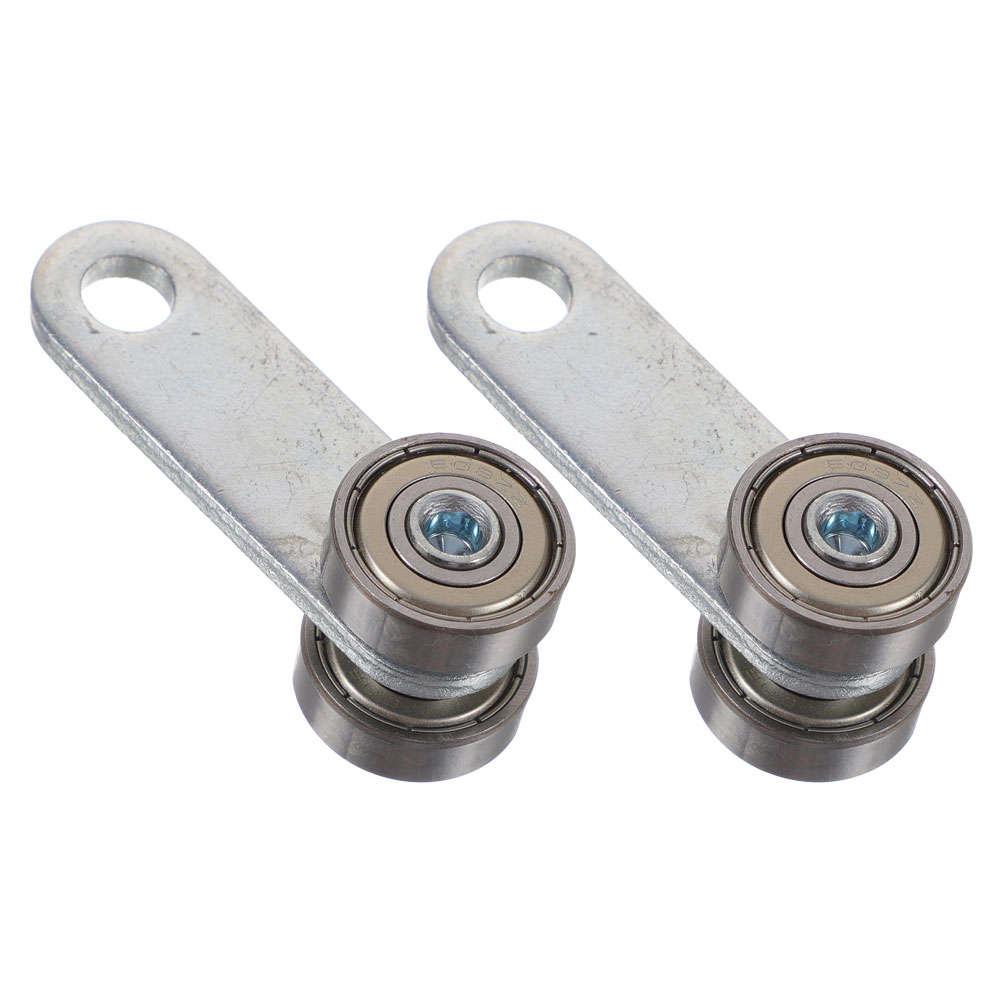 2pcs Window Door Two Wheels Struts Channel Trolley Window Door Roller ...