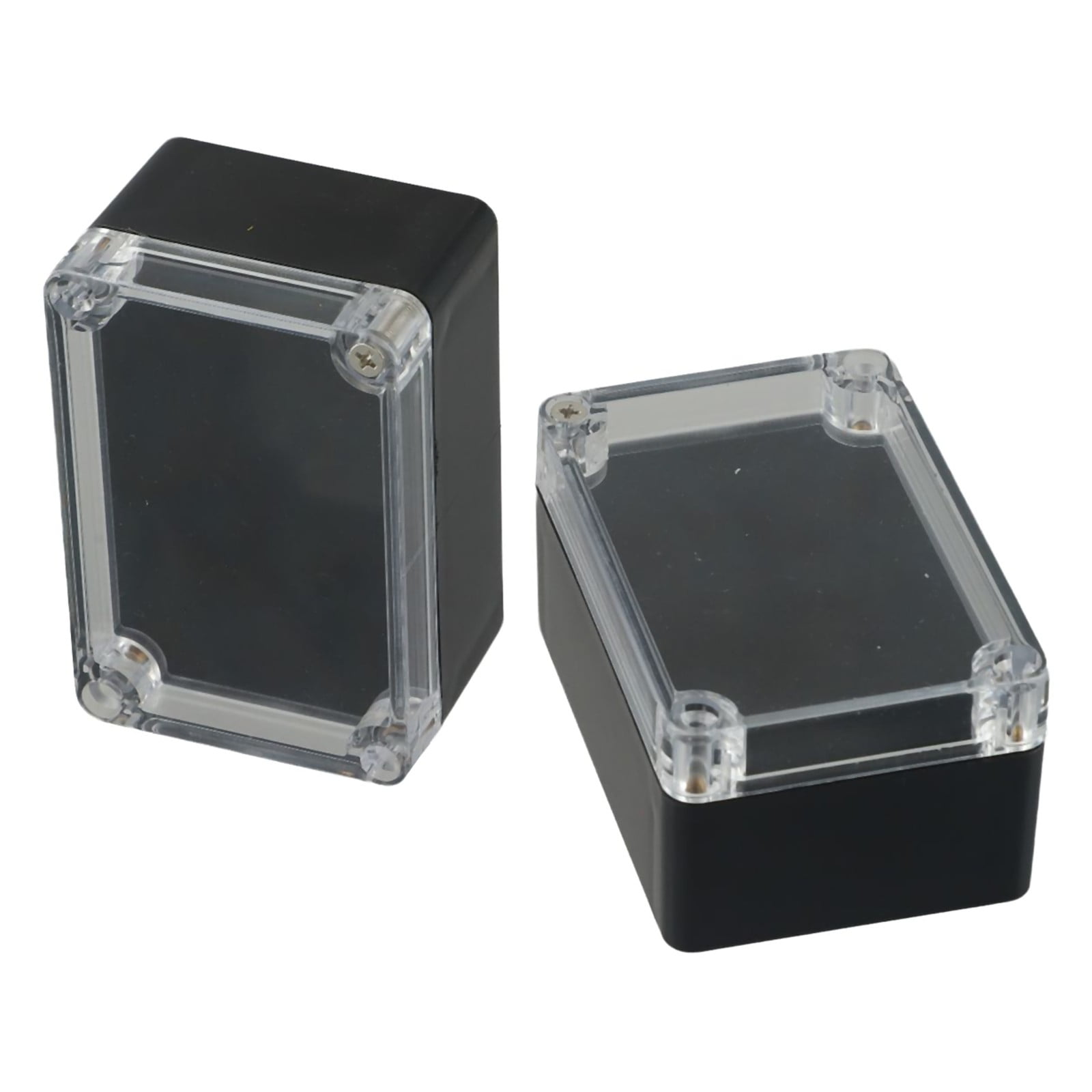 2pcs Wire Junction Boxes Waterproof Outdoor Electrical Box Transparent ...