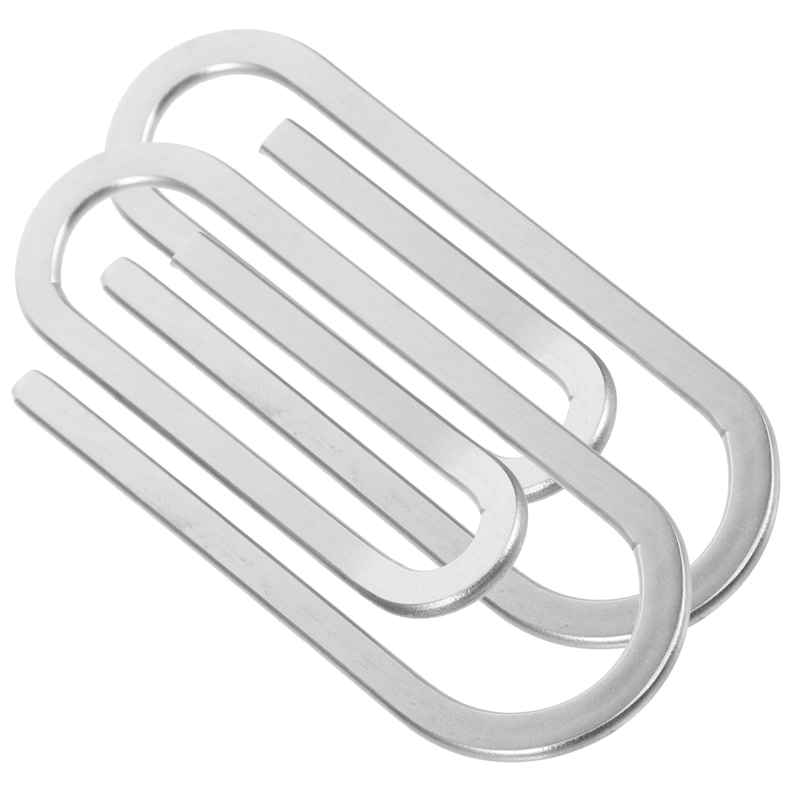 2pcs Women Men Stainless Steel Banknote Clips Money Wallet Clips Paper ...