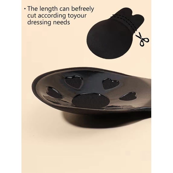 2pcs Women's Push-Up Invisible Breast Petals - Reusable Adhesive Nipple ...