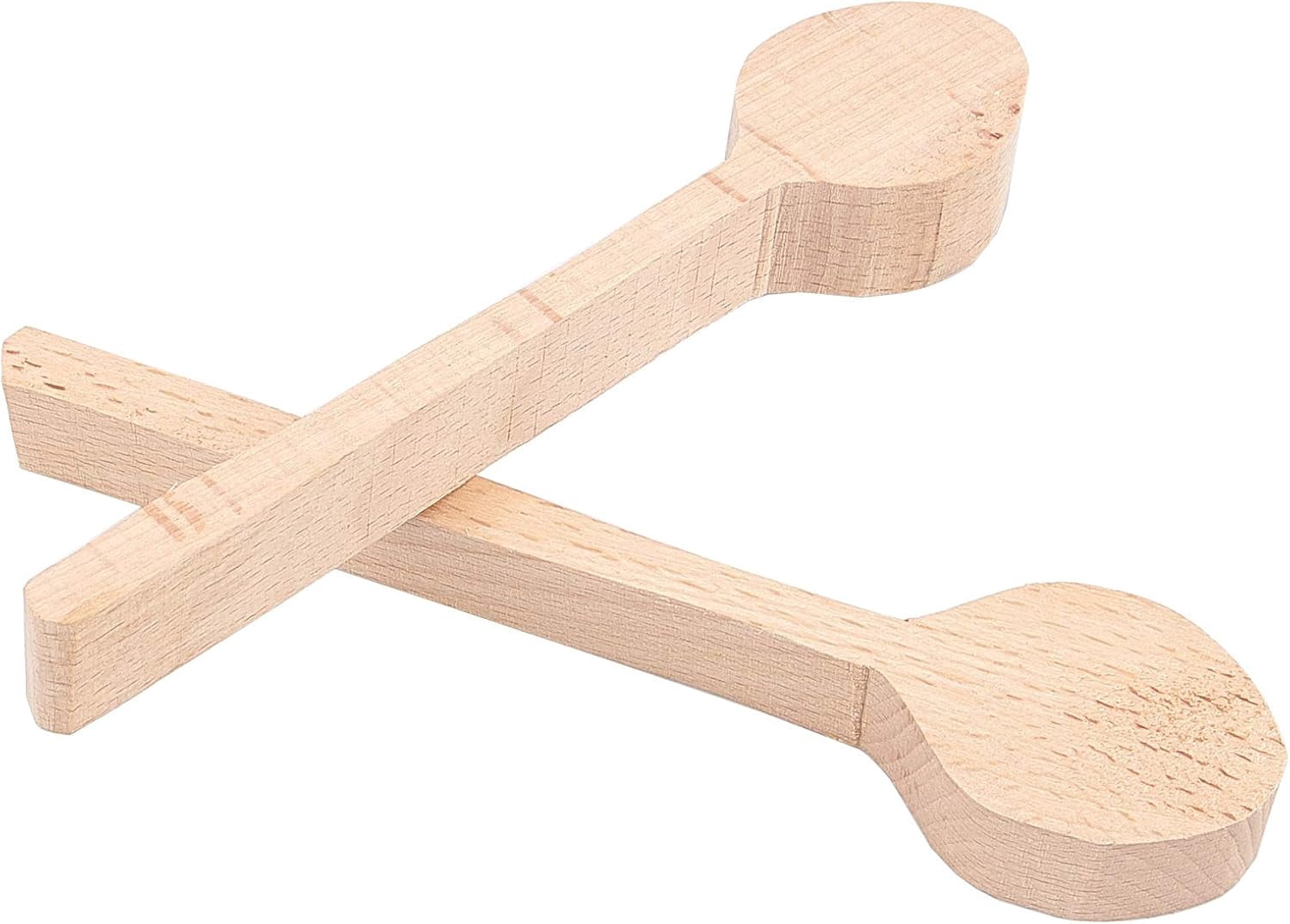 2pcs Wood Carving Spoon Blank Kit Large Beech Basswood Wood Spoon ...