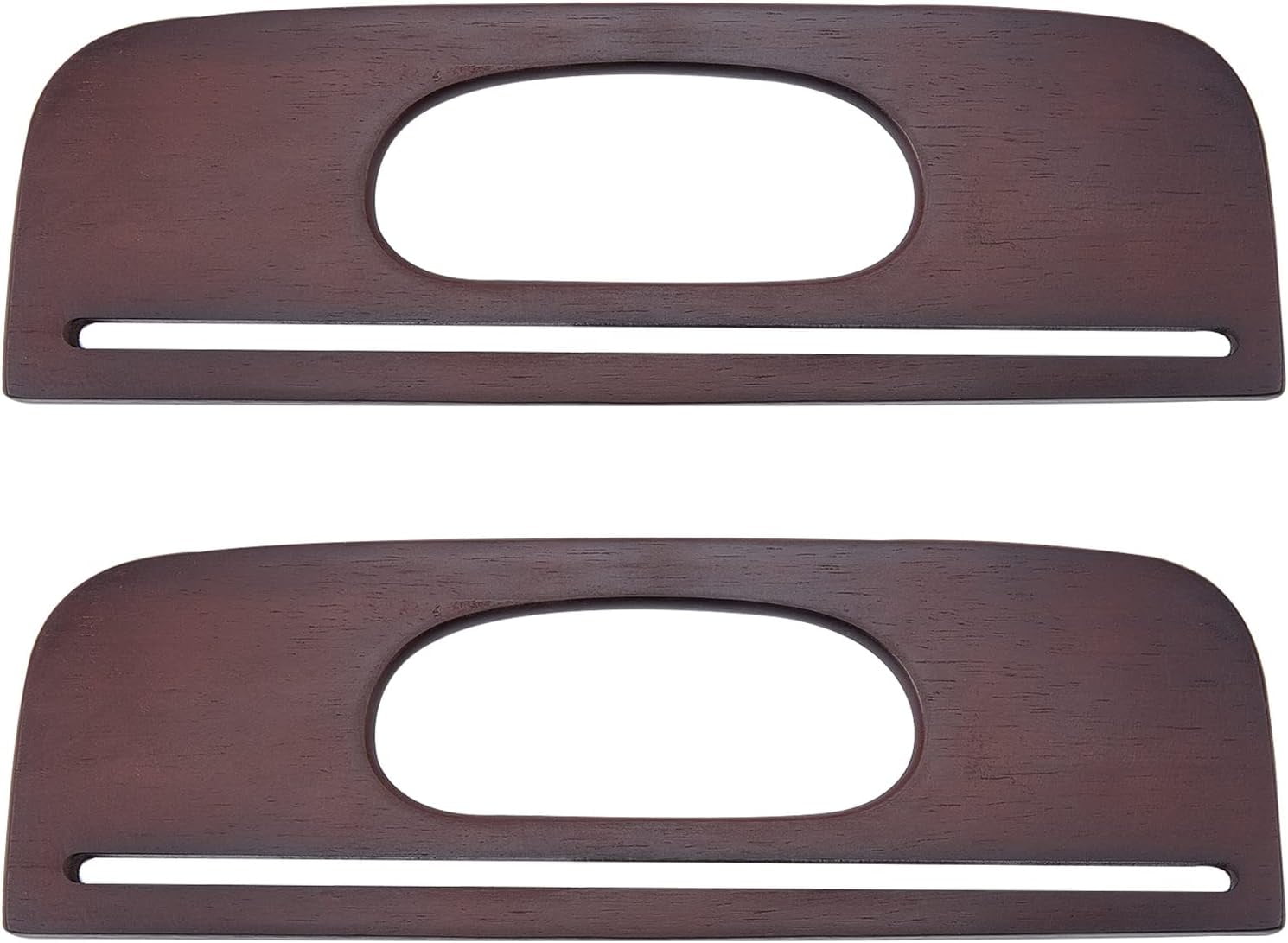 2pcs Wooden Bag Handles 11.5 inch Wooden Rectangle Purse Handle Handbag ...