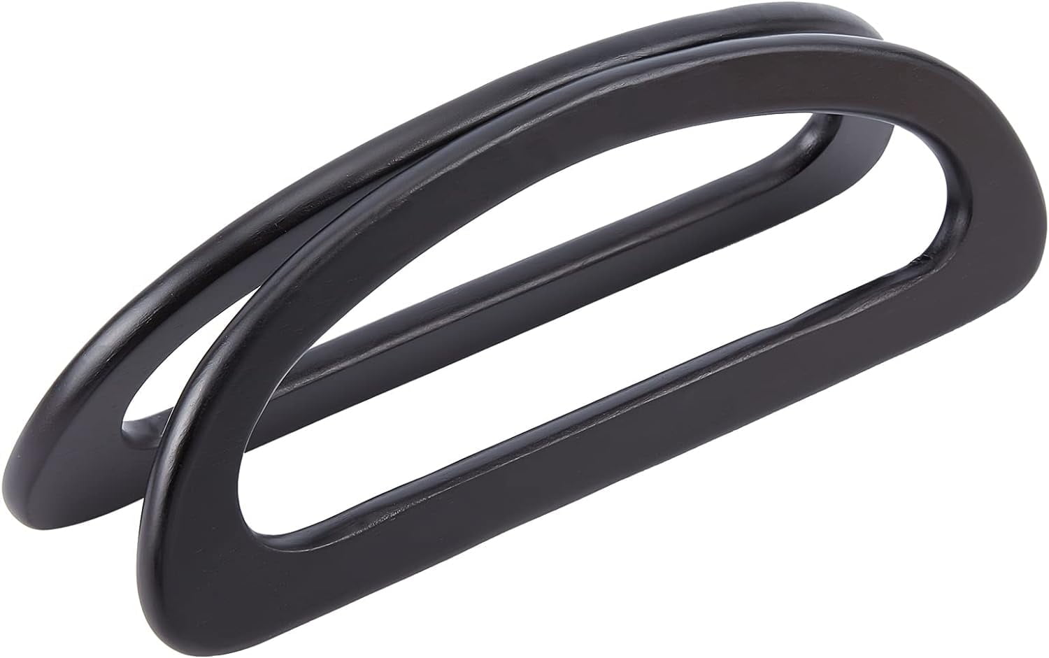 2pcs Wooden Bag Handles for Bag Making Wooden D Shape Handbag Handle ...