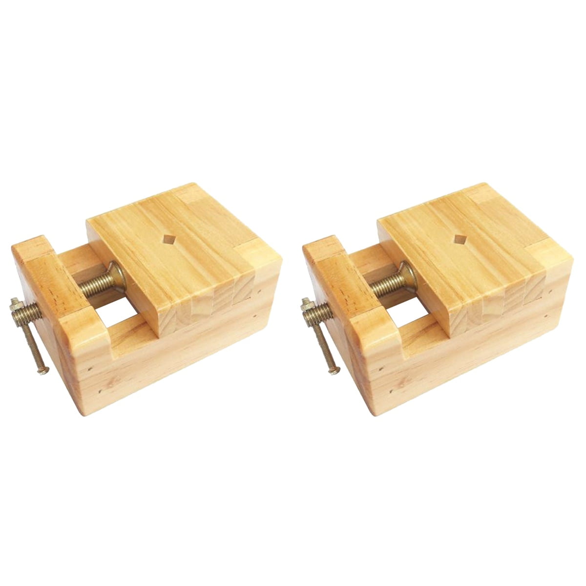 2pcs Premium Wooden Clamps for Woodworking and Stone Carving Projects ...
