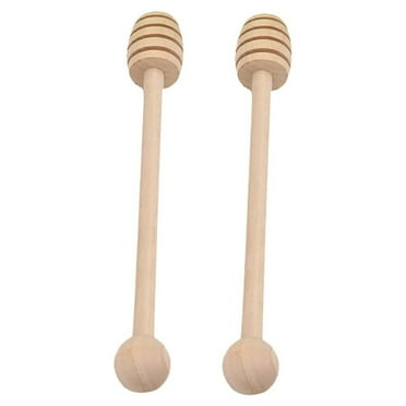 40Pcs Honey Dipper Sticks -3.15Inch Mini Wooden Honeycomb Sticks, Honey ...