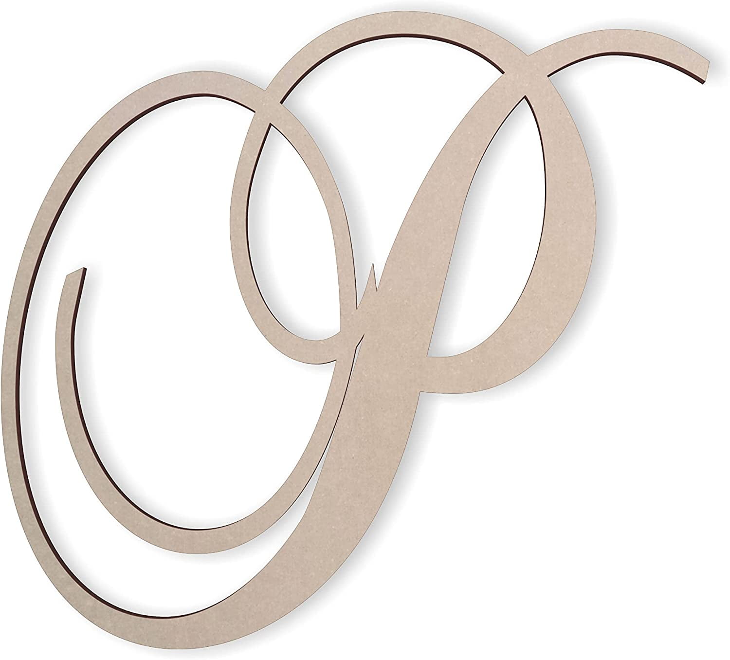 2pcs Wooden Letters by ica Cursive Wood Letter for Wall Various Sizes ...