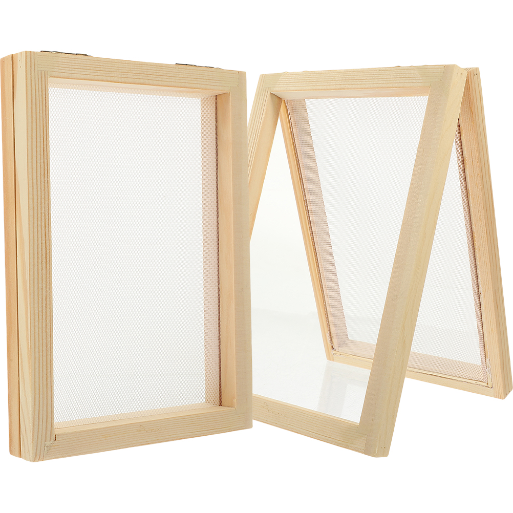 2pcs Wooden Paper Making Frame DIY Paper Making Wood Frame DIY Frame ...