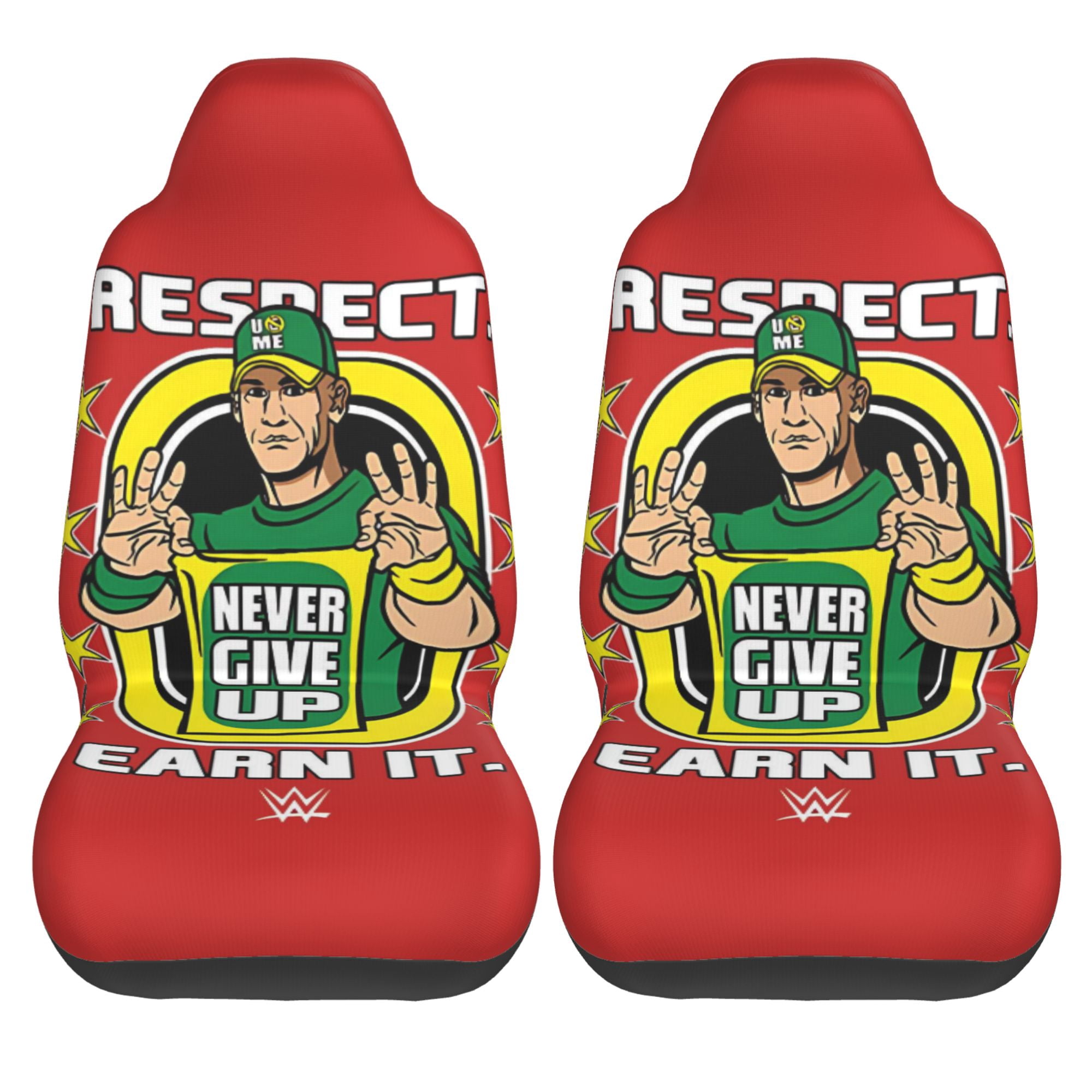 2pcs Wrestler Ce-N-A Car Seat Covers Front Seat Covers Vehicle Interior ...