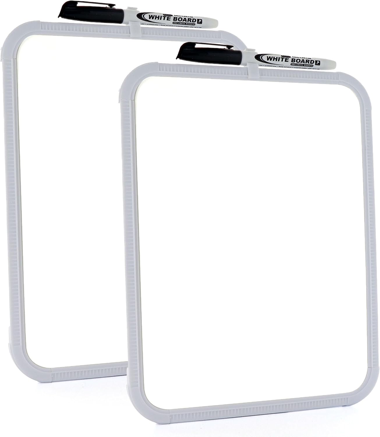 2pcs X 11" Dry Erase Board with Marker Sturdy Frame Mount Horizontally ...