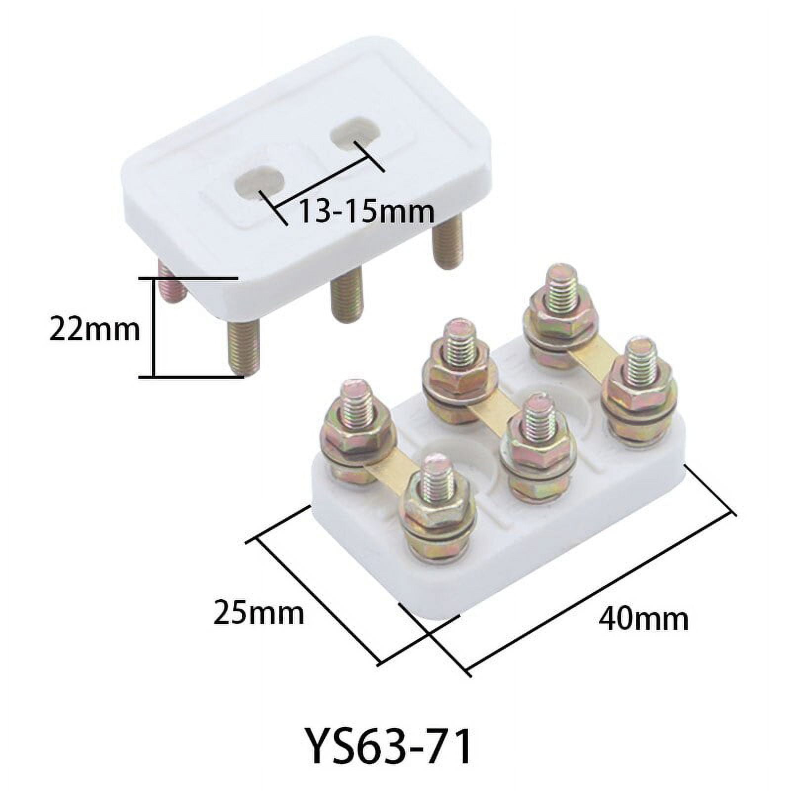 2pcs YS63-71 terminal block for motor three single phase Mini terminal block motor block micro ...