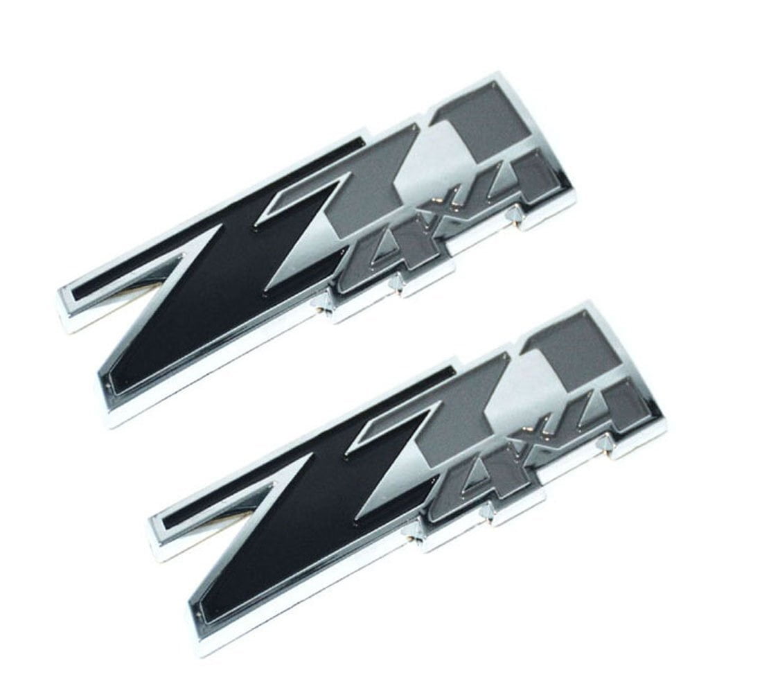 2pcs Z71 4x4 Emblems Badges, 3D ABS Decal Emblems for Chevy GMC ...