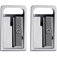 2pcs Zinc Alloy Pencil Sharpener WhiteSmoke 36x20x14mm Craft - Walmart.com
