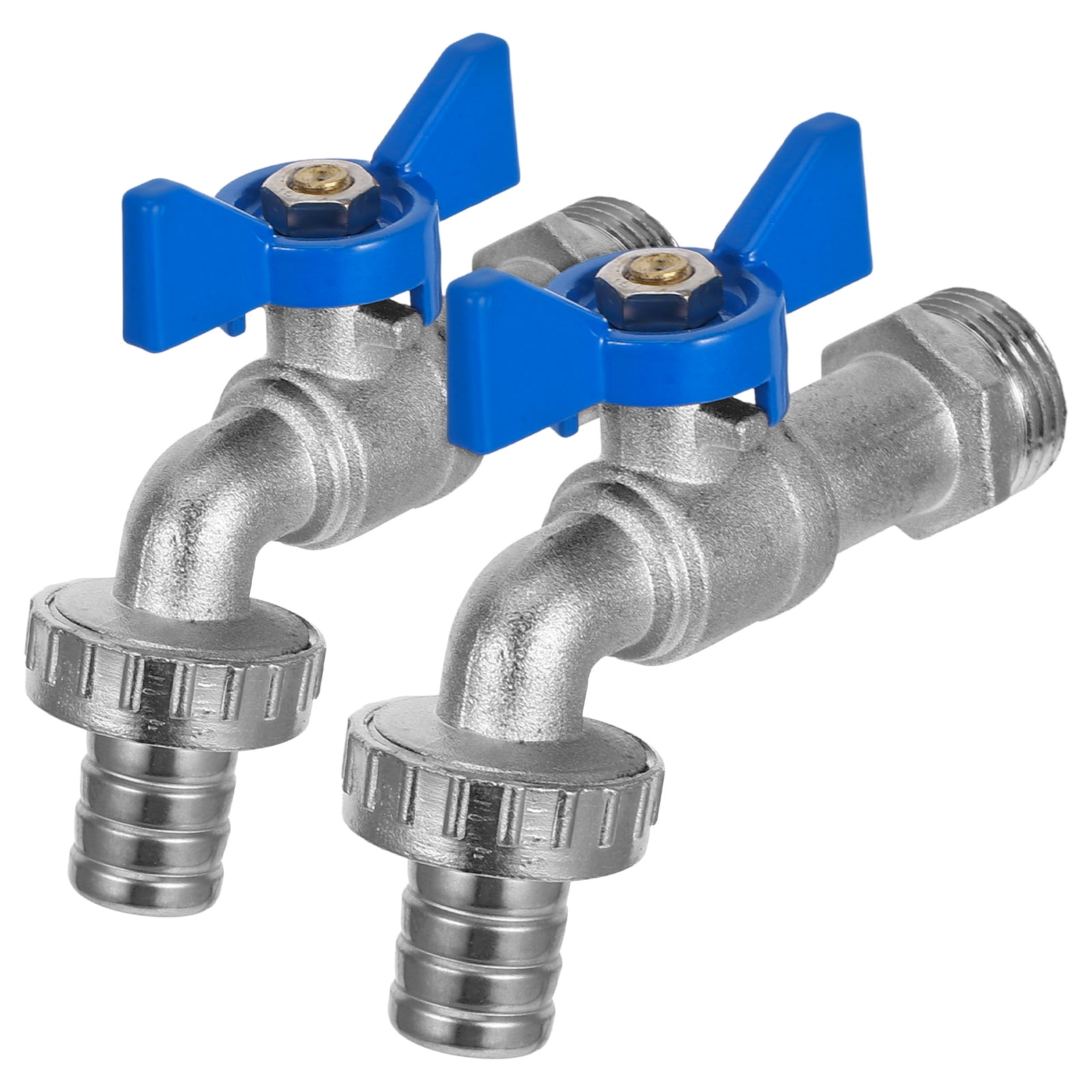 2pcs Zinc Alloy Wall Mounted Water Tap for Washing Machines Gardens and ...