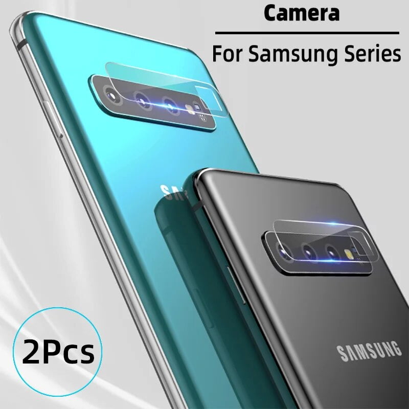 2pcs camera film for samsung note 8 9 10 plus pro tempered glass lens ...