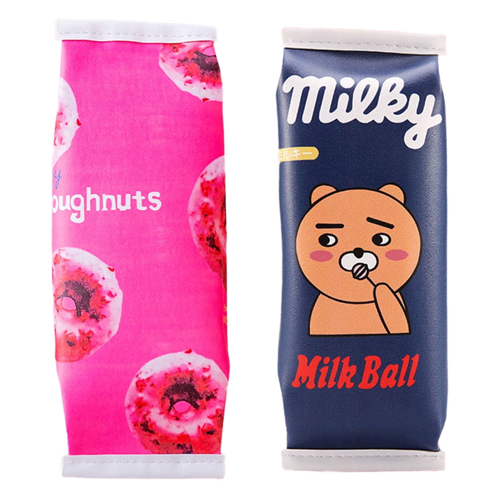 2pcs cartoon imitation snack pen bag storage bag stationery box pencil ...
