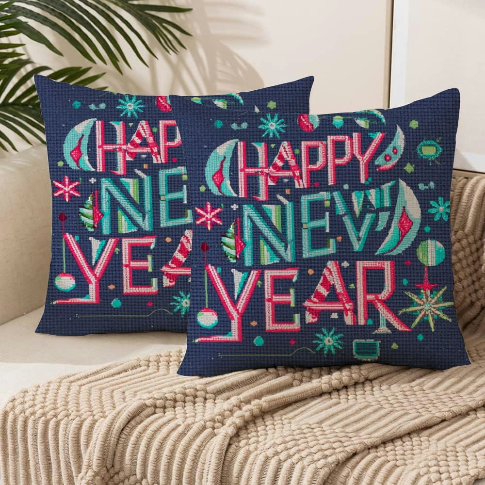 2pcs futuristic Pillow Cases Short plush Decorative Square Pillow Case ...