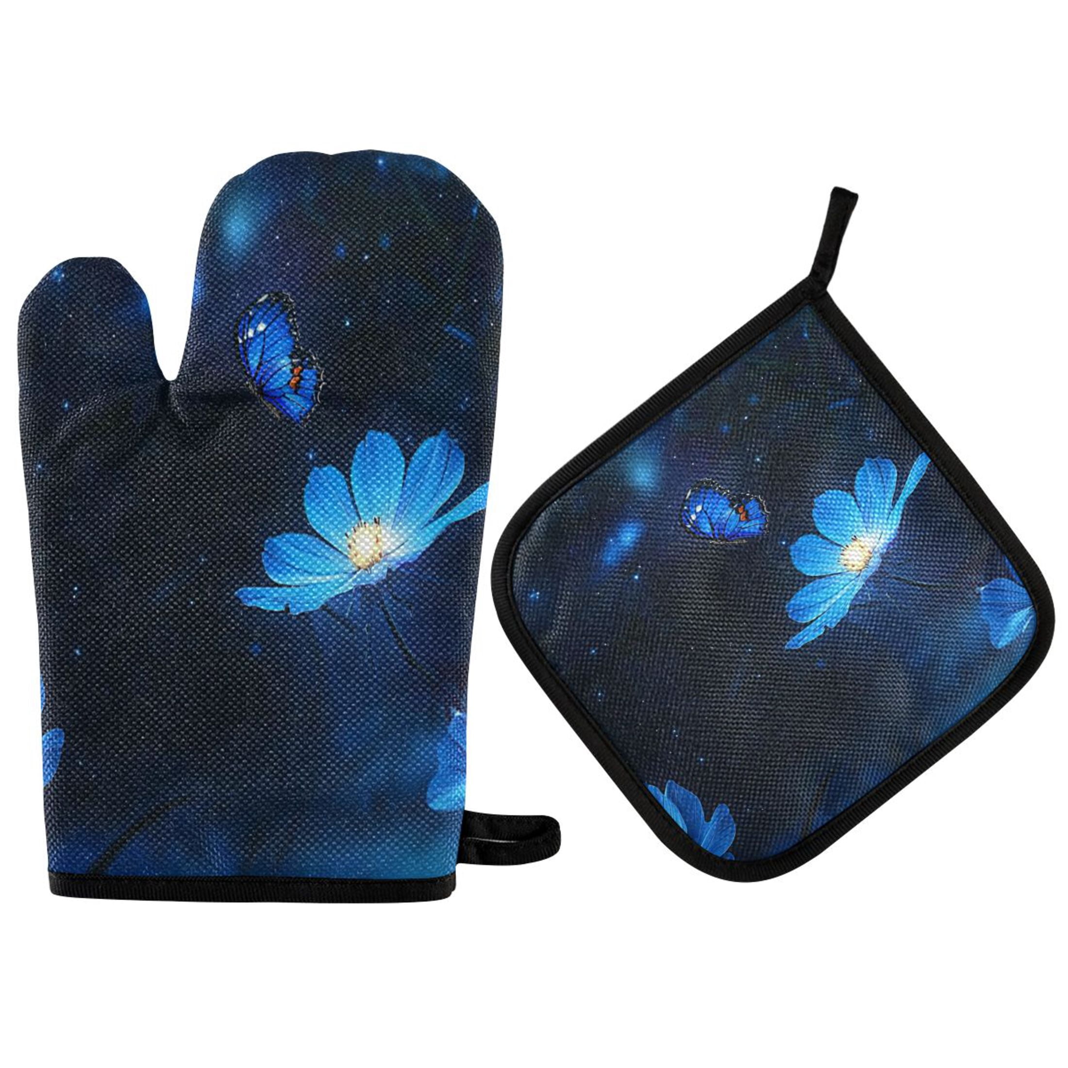 2pcs kitchen insulation gloves Oven Mitts and Pot Holders Sets, Heat ...