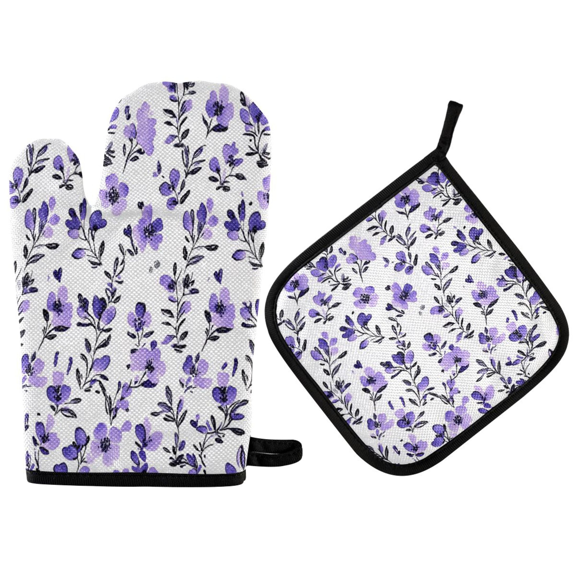 2pcs kitchen insulation gloves Oven Mitts and Pot Holders Sets, Heat ...