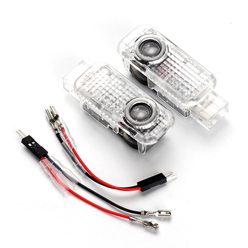 2pcs led ghost shadow projector car door light custom laser for ad a4 ...