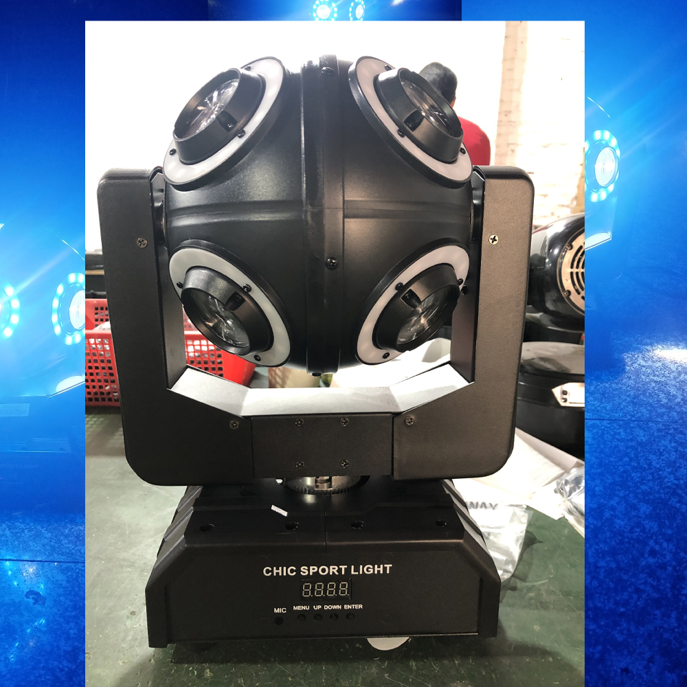 2pcs/lot DJ Moving Head Disco Light Beam LED Chic Sport Football Stage ...