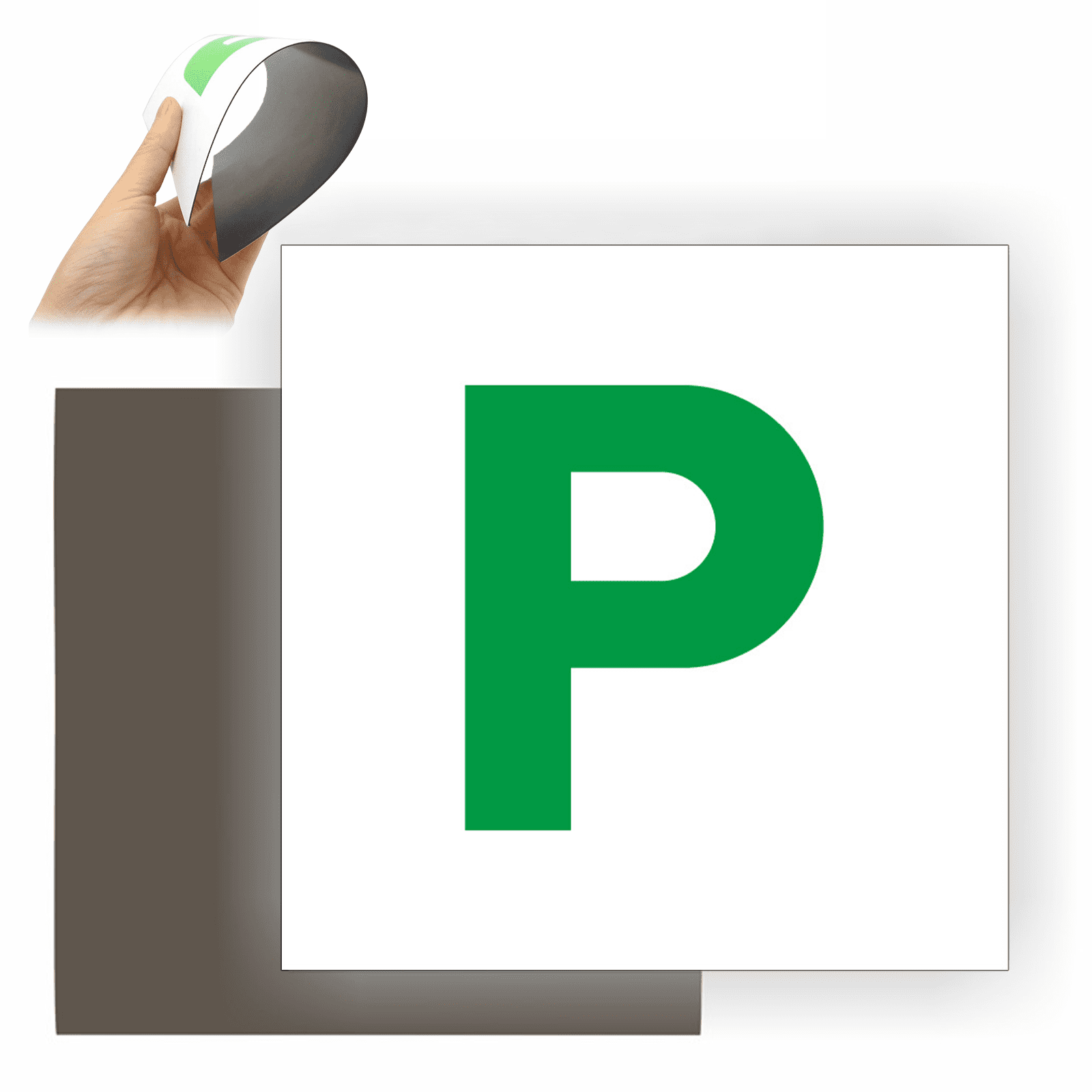 2pcs novice internship car body stickers -2P magnetic - Walmart.com