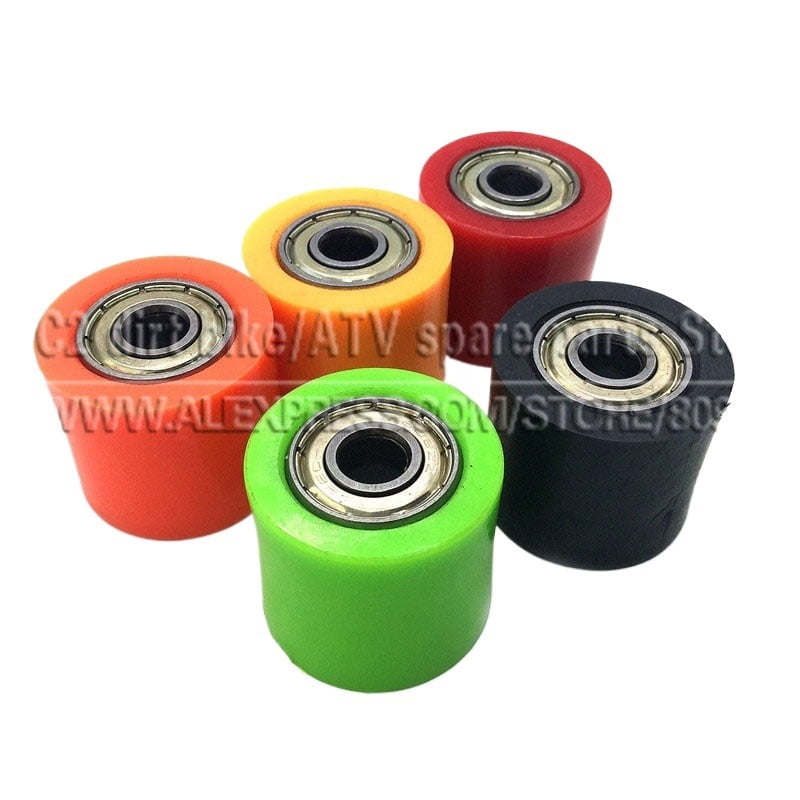 Applies to 2pcs of 8mm 10mm chain roller tensioner M8 M10 pulley wheel ...