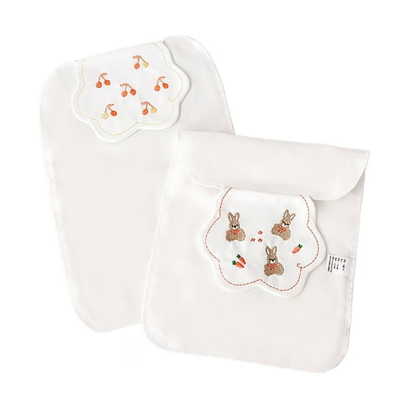 2pcs/pack Baby Sweat-absorbent Backrest Towel Infant Cartoon ...