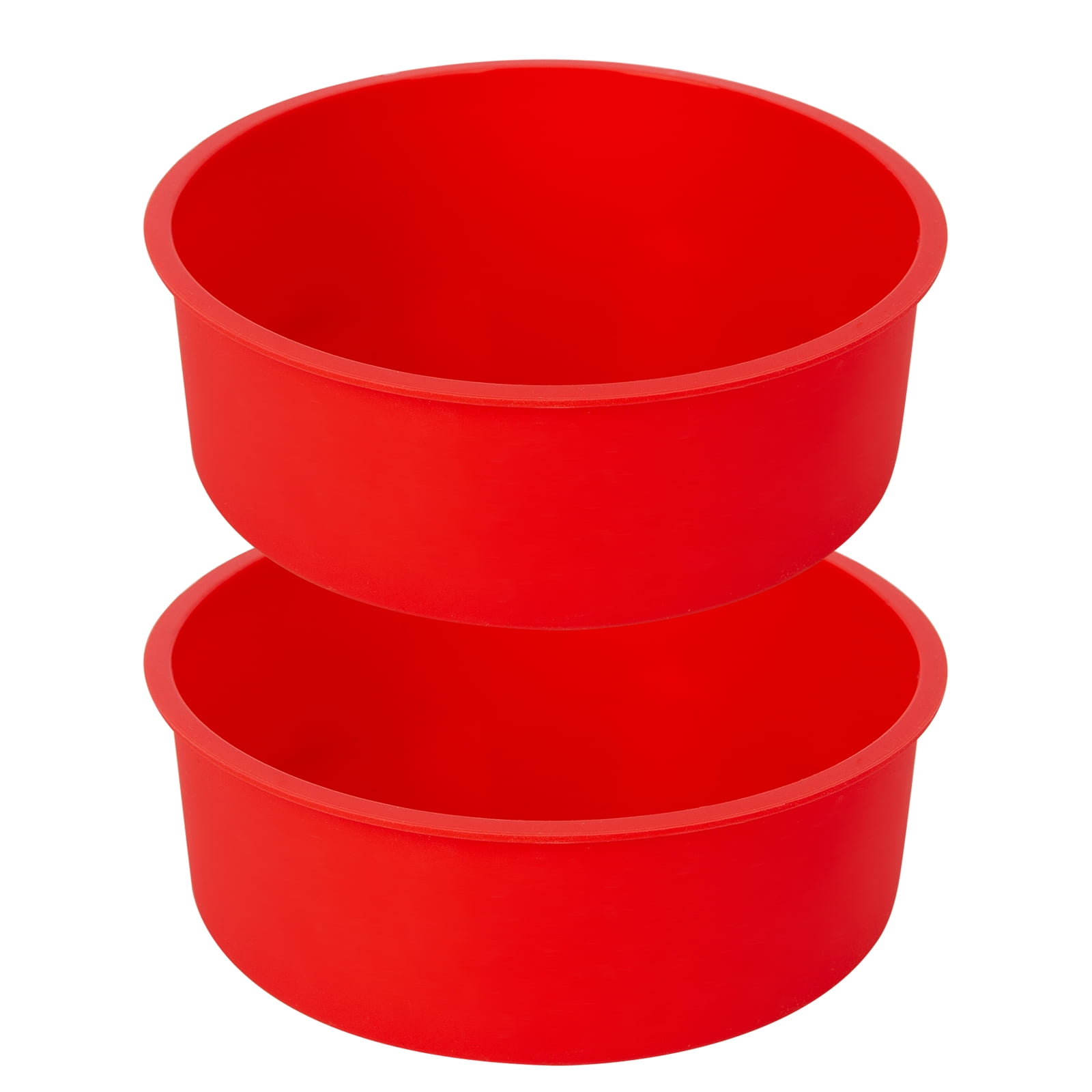 2pcs/set 6-inch Round Silicone Cake Shaper Mold Baking Accessories ...