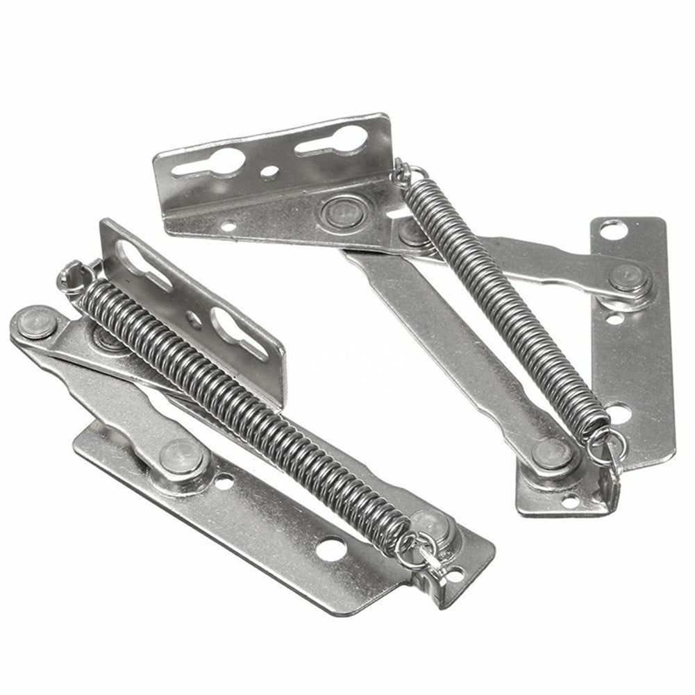 2pcs/set 80 Degree Sprung Hinges Cabinet Door Lift Up Stay Flap Top ...
