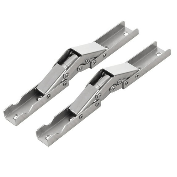 2pcs/set 90/180 Degree Self-Locking Folding Hinges Steel Folding ...